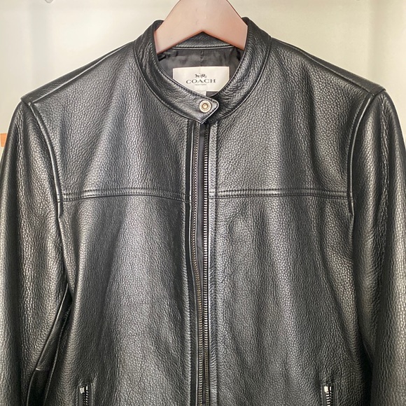 Coach | Jackets & Coats | Mens Motto Leather Jacket By Coach Sizeus ...